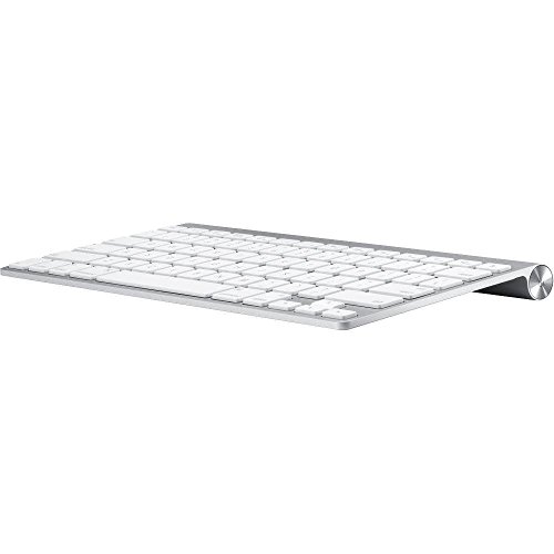 Apple Wireless Keyboard with Bluetooth - Silver (Renewed)