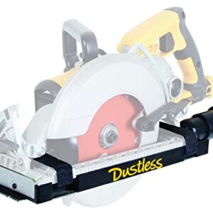 Dustless Technologies -DustBuddie Universal Dust Shroud for 7-1/4 Inch Worm Drive, Circular Saw Dust Collection, Circular Saw Dust Collector, D4000