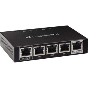 ubiquiti networks edgerouter x, 4-port gigabit router, er-x (router, er-x)