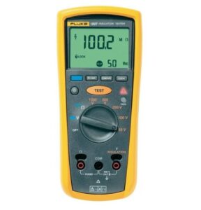 fluke - 1507cal 1507 digital megohmmeter, 50/100/250/500/1,000v test voltages, with a nist-traceable calibration certificate with data