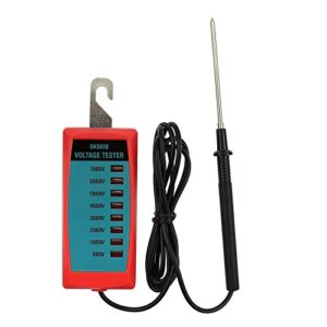 allosun gk503b neon electric fence voltage tester max 7 kv, red