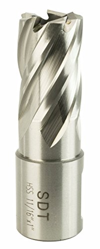 Steel Dragon Tools 11/16" x 1" High Speed Steel Annular Cutter with 3/4" Weldon Shank