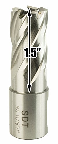 Steel Dragon Tools 11/16" x 1" High Speed Steel Annular Cutter with 3/4" Weldon Shank