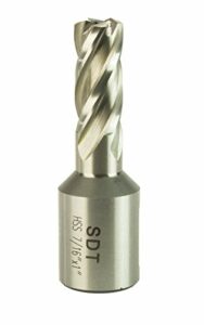 steel dragon tools 7/16" x 1" high speed steel annular cutter with 3/4" weldon shank