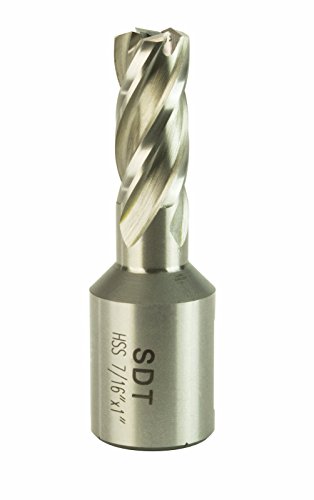 Steel Dragon Tools 7/16" x 1" High Speed Steel Annular Cutter with 3/4" Weldon Shank