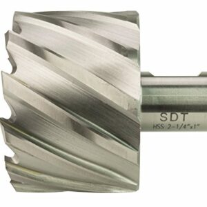 Steel Dragon Tools 2-1/4" x 2" High Speed Steel Annular Cutter with 3/4" Weldon Shank