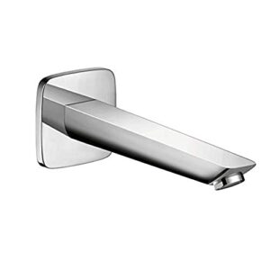 hansgrohe tub spout premium 3-inch modern tub spout in chrome, 71410001