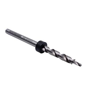 AUTOTOOLHOME 3/8" drill bit with Depth Stop Collar 6.5" Length Replacement Twist Step for Manual pocket hole Jig Master System