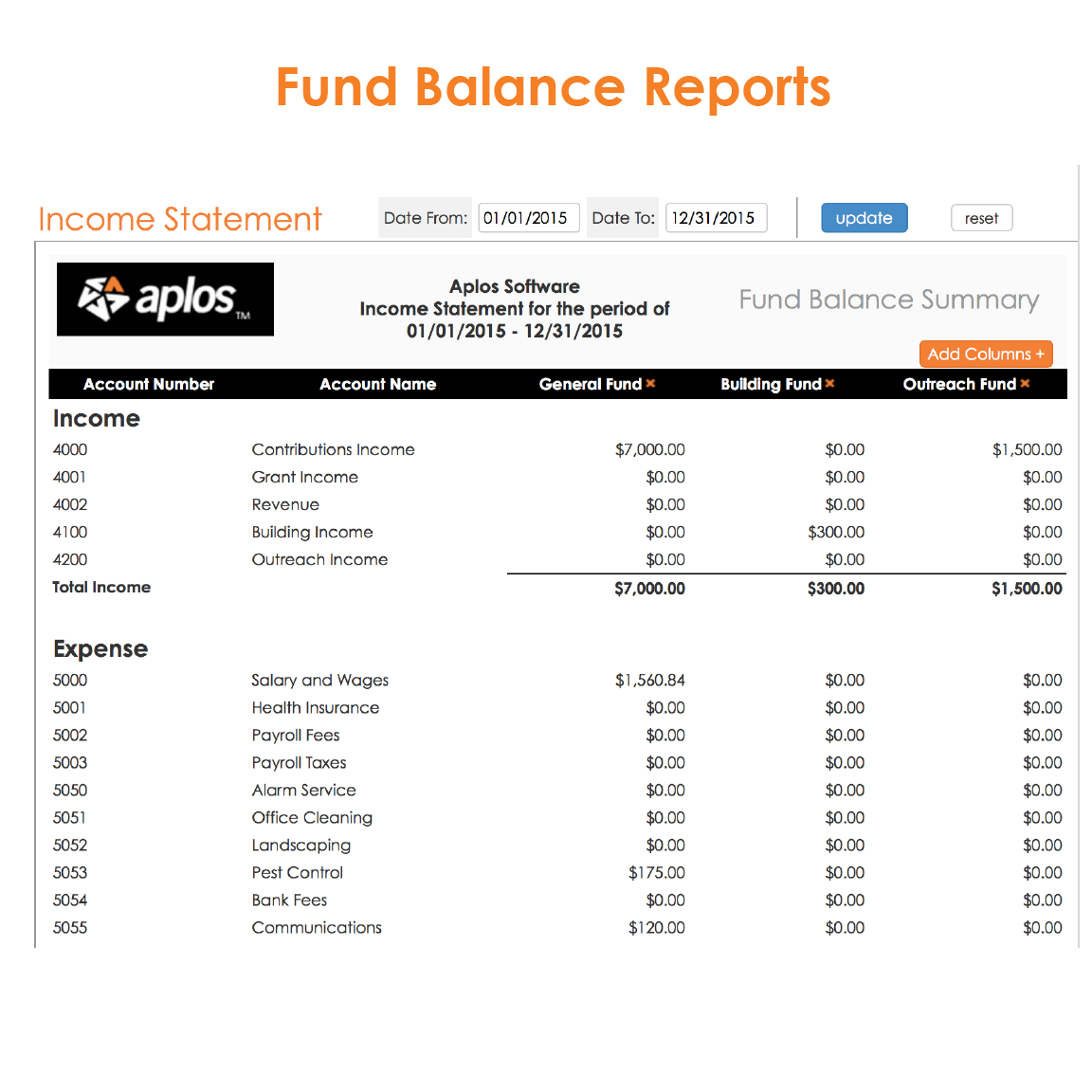 Aplos Nonprofit Accounting (1 year license) [Download]