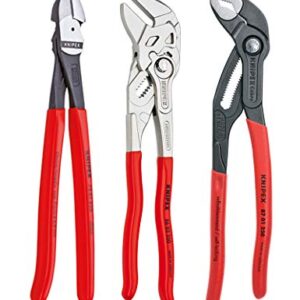 Knipex 9K-00-80-117-US 3 Piece 10" Pliers Set