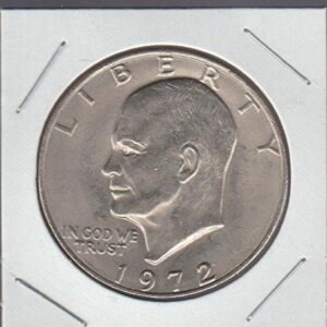 1972 Eisenhower $1 Choice About Uncirculated Details