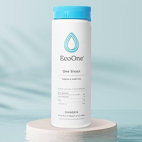 EcoOne One Shock, Chlorine Shock & Sanitizer Combo, 64 Tablets, 2 lbs