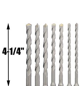 Erie Tools 20 Piece SDS Rotary Hammer Concrete Masonry Carbide Tipped Drill Bit Set fit Milwaukee Hilti Bosch