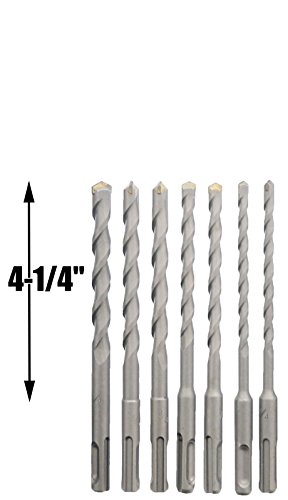 Erie Tools 20 Piece SDS Rotary Hammer Concrete Masonry Carbide Tipped Drill Bit Set fit Milwaukee Hilti Bosch