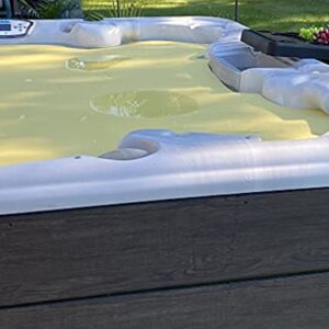 Protect Your Cover and Save on Energy Bills with Outdoor Innovations Hot Tub Thermal Cover - Durable, Insulating Spa Blanket with Closed Cell Foam and Chemical Protection (7'x6'x3/8",)