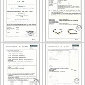 voltX 'Constructor' SAFETY READERS (CLEAR +1.5 Dioptre) Full Lens Reading Safety Glasses ANSI Z87.1+ & CE EN166F, Wraparound Style - Includes Safety Cord with headstop - UV400 anti fog coated lens