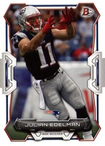 2015 bowman football card #68 (case) julian edelman