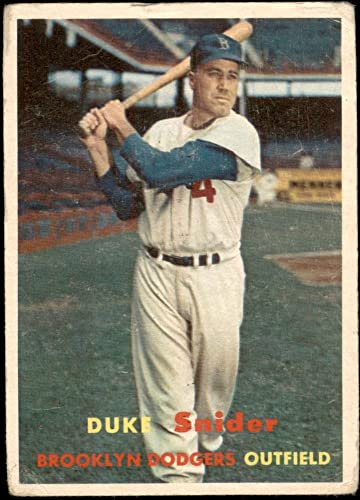 1957 Topps #170 Duke Snider Poor Dodgers