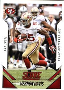 2015 score football card #115 vernon davis