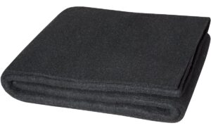 steiner 317-6x8 velvet shield hd 24-ounce black carbonized fiber welding blanket, 6' x 8'