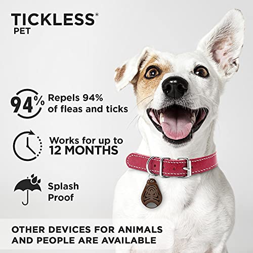 Tickless Classic Pet – Ultrasonic, Natural, Chemical-Free tick and flea Repeller - Black