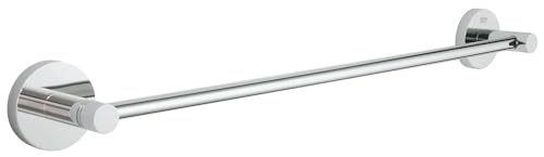 Grohe 40688001 Essentials Towel Bar, Starlight Chrome 18 Inch