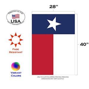 Toland Home Garden Texas State Flag 28 x 40-Inch Decorative USA-Produced House Flag