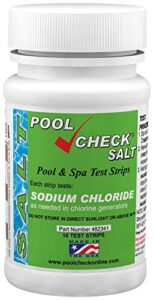 industrial test systems 482341 poolcheck® salt test strips