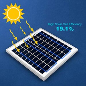 ACOPOWER 15Watt 15W Polycrystalline Photovoltaic PV Solar Panel Module 12v Battery Charging