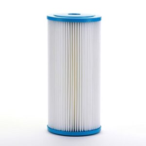 Hydronix SPC-45-1020 Whole House Sediment Pleated Water Filter, Washable and Reusable, 4.5" x 10" - 20 Micron (6 Pack)