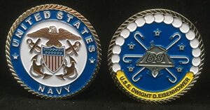 uss dwight d. eisenhower cvn 69 (officer) challenge coin