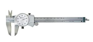 mitutoyo 505-742j dial caliper, 0.1" per rev, 0-6" range, 0.001" accuracy