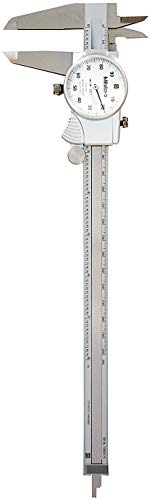 Mitutoyo 505-743 Dial Caliper, 0.1" per Rev, 0-8" Range, 0.001" Accuracy