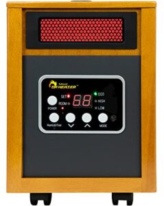 dr. infrared heater portable space heater with humidifier, 1500-watt