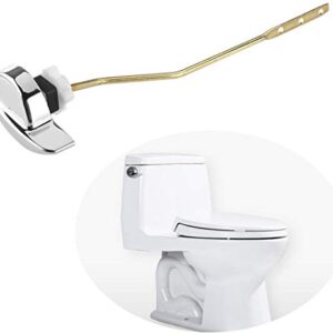 OULII Toilet Flush Lever Handle Universal Toilet Handle Replacement Compatible for Toilet Tank (Side Mount)