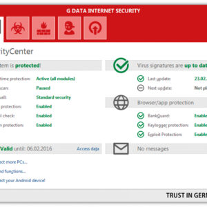 G DATA Internet Security 2015 | Download | Windows | 1 PC | 1 Year