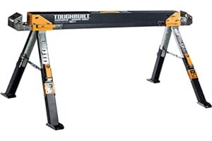 toughbuilt tou-c700 saw horse/adjustable jobsite table (single)