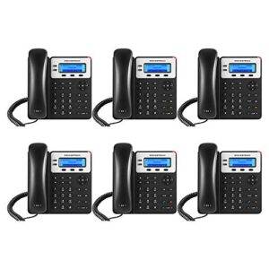 grandstream gxp1620, 2 sip acct., smb ip phone 3-way, multi-language bundle of 6