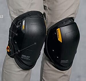 ToughBuilt - Gelfit ™ Rocker Professional Knee Pads - SnapShell ™ Compatible - (TB-KP-G201)