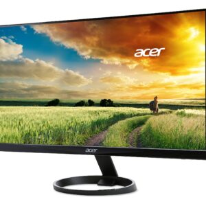 Acer 23.8” Full HD 1920 x 1080 IPS Zero Frame Home Office Computer Monitor - 178° Wide View Angle - 16.7M - NTSC 72% Color Gamut - Low Blue Light - Tilt Compatible - VGA HDMI DVI R240HY bidx