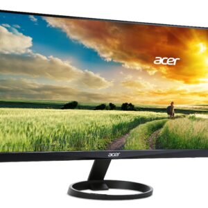 Acer 23.8” Full HD 1920 x 1080 IPS Zero Frame Home Office Computer Monitor - 178° Wide View Angle - 16.7M - NTSC 72% Color Gamut - Low Blue Light - Tilt Compatible - VGA HDMI DVI R240HY bidx