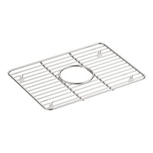 kohler k-5198-st cairn stainless steel, 10-3/8" x 14-1/4", for small bowl sink rack