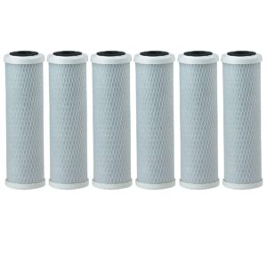 pentek cbc-10 0.5 micron standard 10 inch carbon block water filter 6 pack