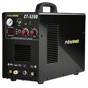 primeweld 3-in-1 50 amp plasma cutter, 200 amp tig welder and 200 amp stick welder - welding and cutting combo, mobile welding machine, portable plasma cutter, multipurpose welder and cutter, ct-520d