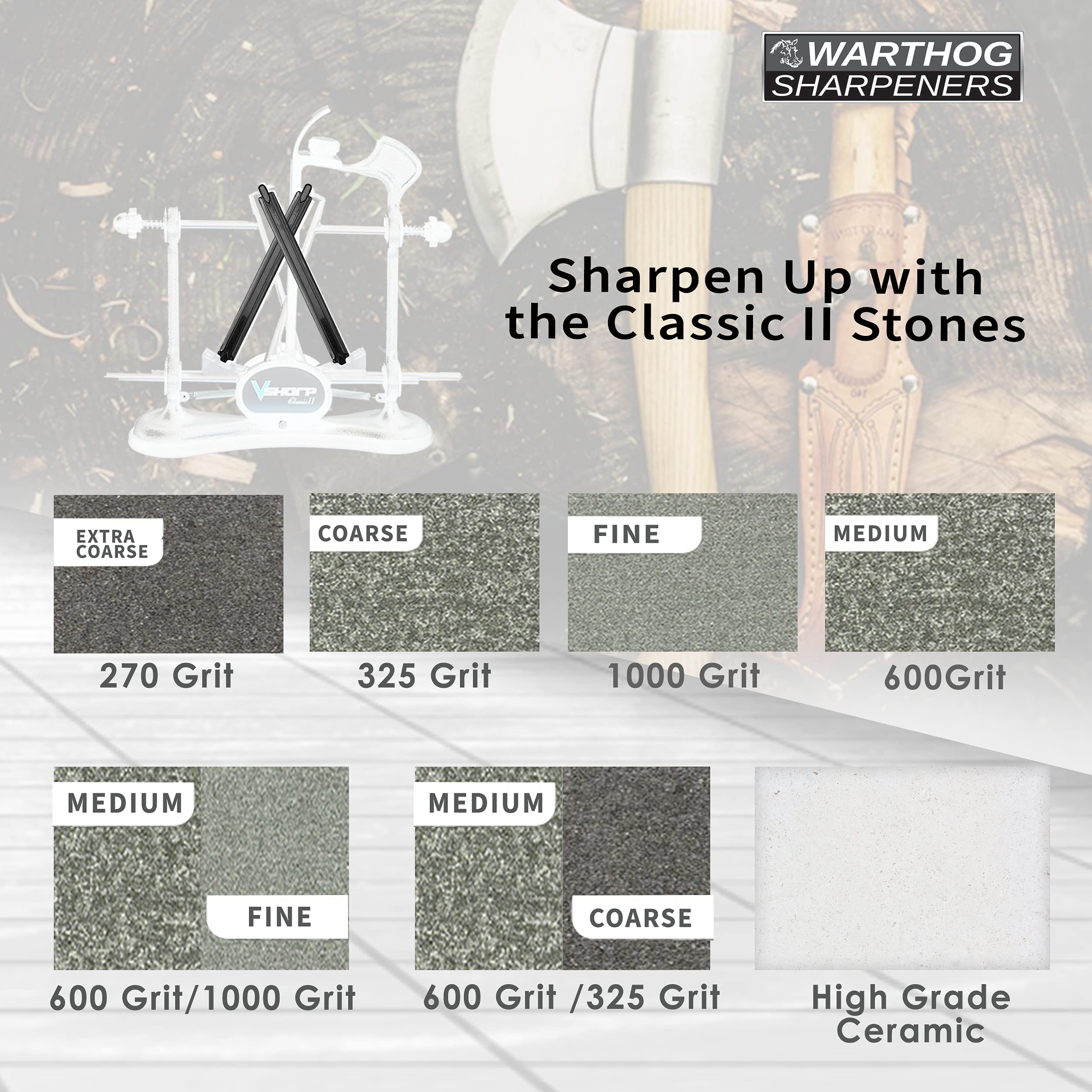 Warthog Classic II Stones Coarse & Med