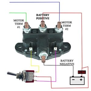 Snow Plow RELAY WINCH MOTOR REVERSING SOLENOID SWITCH NEW 12 VOLT Salt Spreader