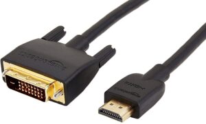 amazon basics hdmi to dvi adapter cable, black, 10 feet, 1-pack