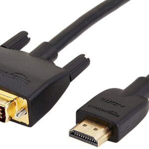 Amazon Basics HDMI to DVI Adapter Cable, Black, 10 Feet, 1-Pack