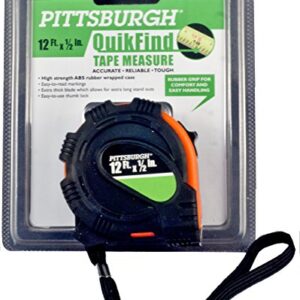 Pittsburgh QuikFind 12 Ft. x ½ In. Tape Measure