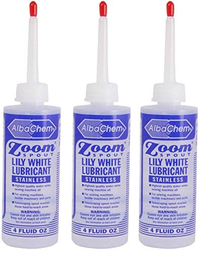 Machine Lubricant Zoom Spout Prefilled Oil Dispensers Set of 3